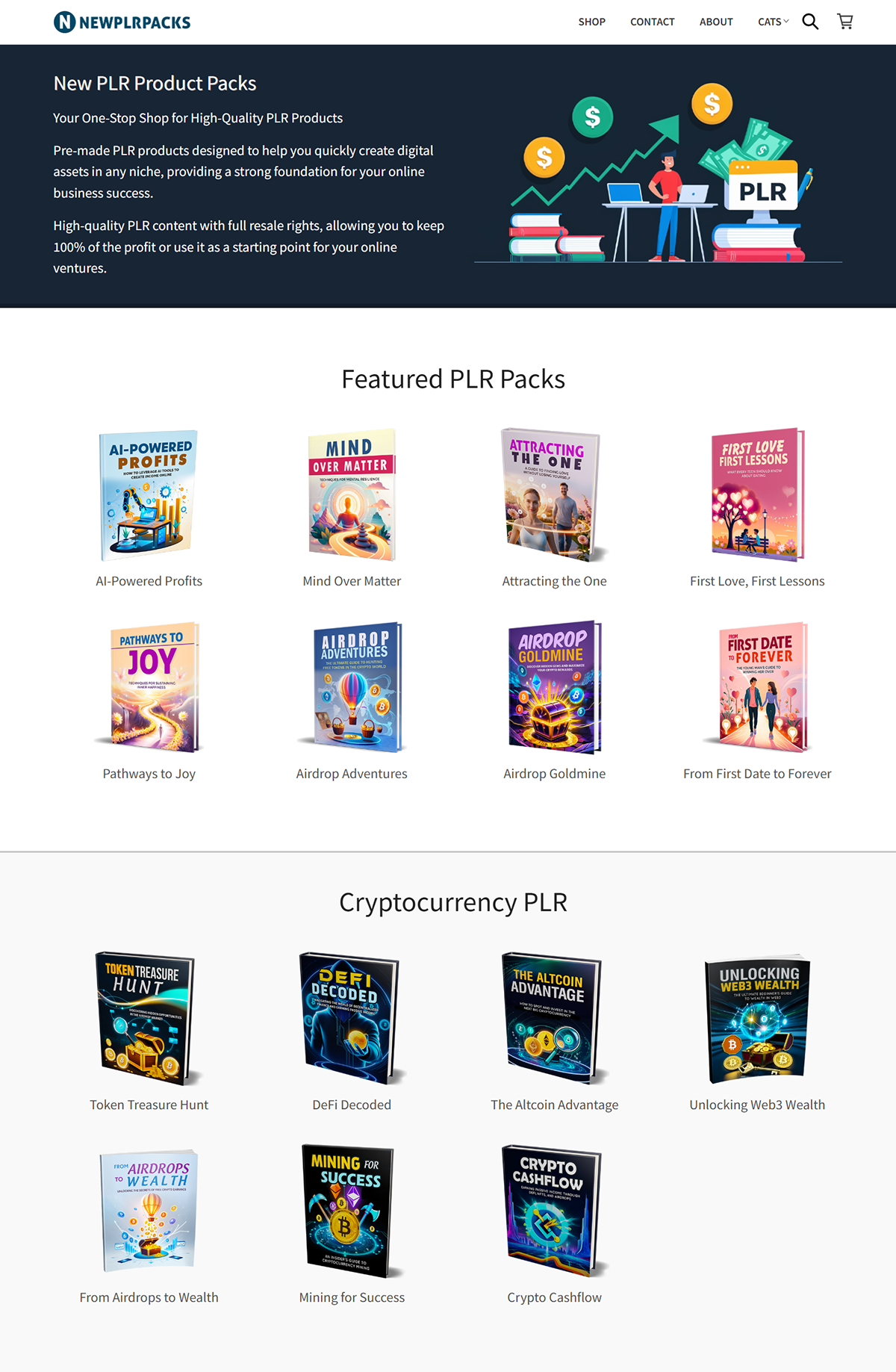 New PLR Packs | Fresh Private Label Rights Products for Your Business